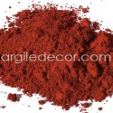 Pigments naturels minéraux Ocre rouge Apt, pour teinter enduits ...