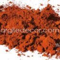 Pigments naturels minéraux Ocre rouge foncé, pour teinter enduits ...