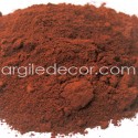 Pigments naturels minéraux rouge de pouzolle, pour teinter enduits ...