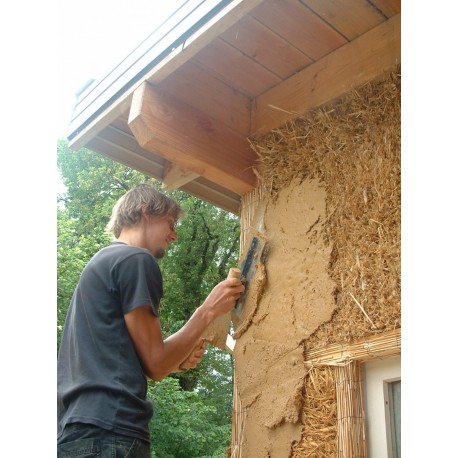 Torchis d'argile Argilus, applicable en forte épaisseur sur murs ...